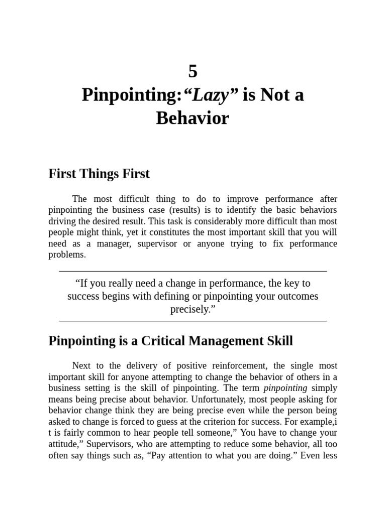 PIC/NIC Analysis: Behavior Pinpointing | PDF | Attitude (Psychology ...
