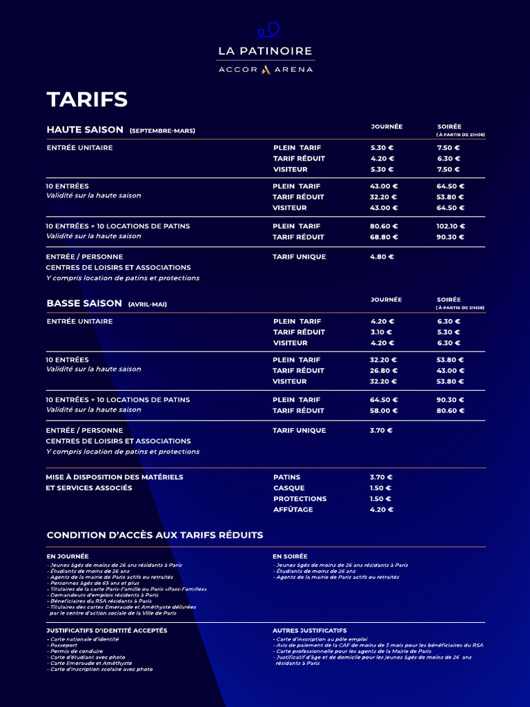 Tarifs | PDF