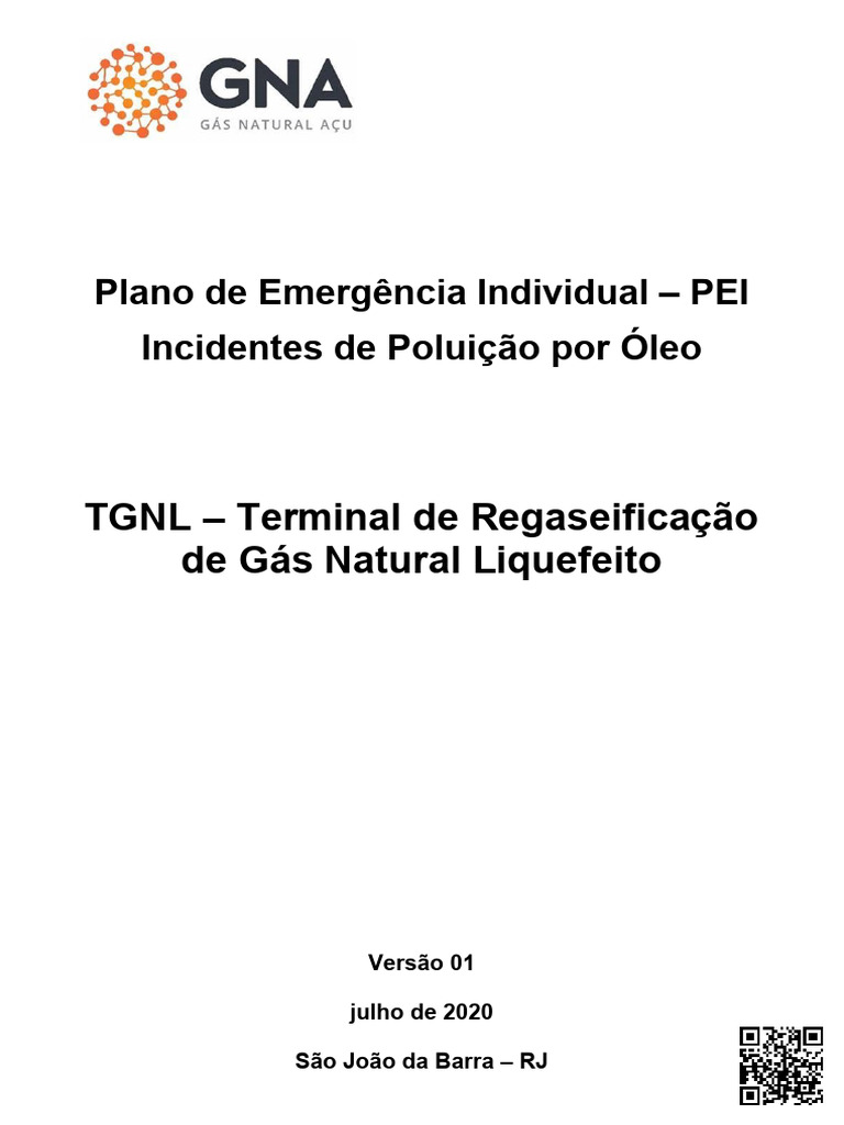 Plano de Emergencia Individual PEI TGNL | PDF