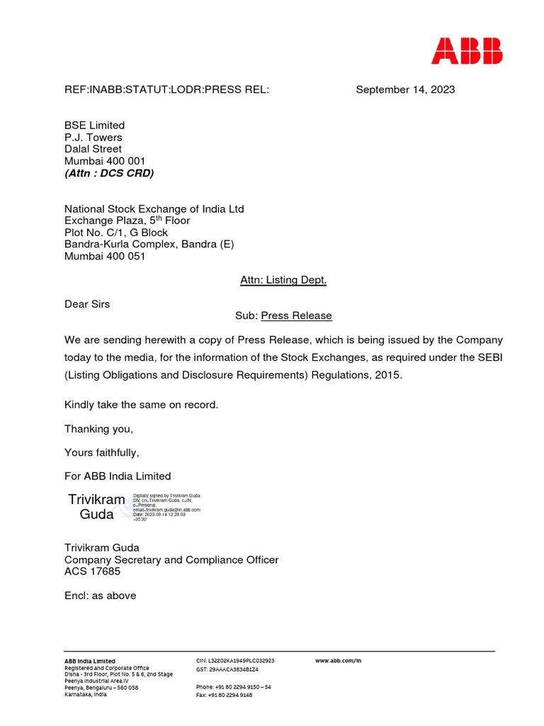 Abb Nashik | PDF | Water | Efficient Energy Use