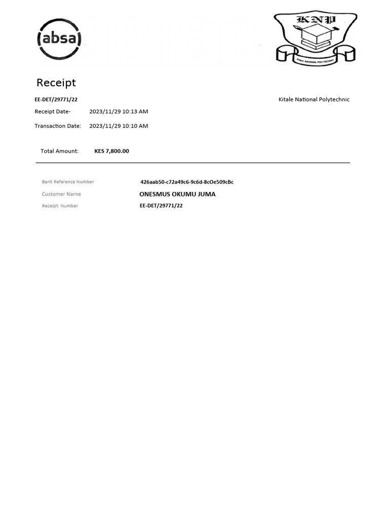 Onesmus Okumu | PDF