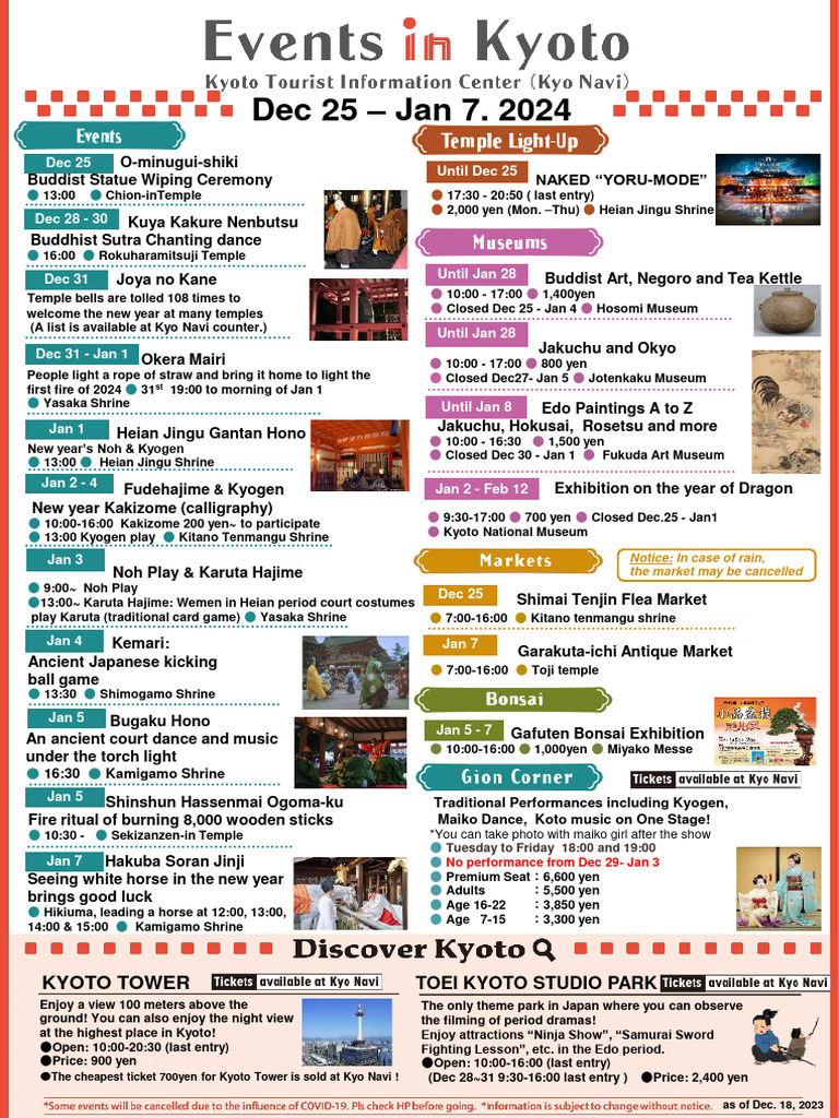 Events in Kyoto | PDF | Kyoto | Japan