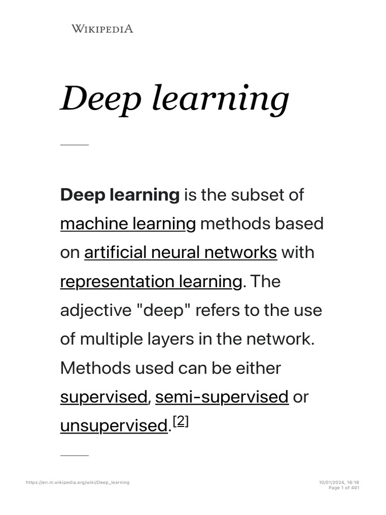 Foundations Deep Learning Matt Monaco | PDF | Deep Learning | Statistical Classification