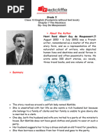 CBSE Class X The Necklace Questions | PDF