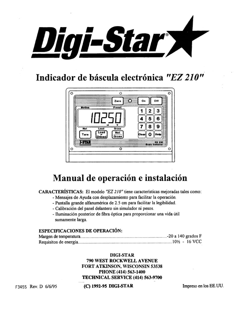 EZ210 Manual Spanish | PDF