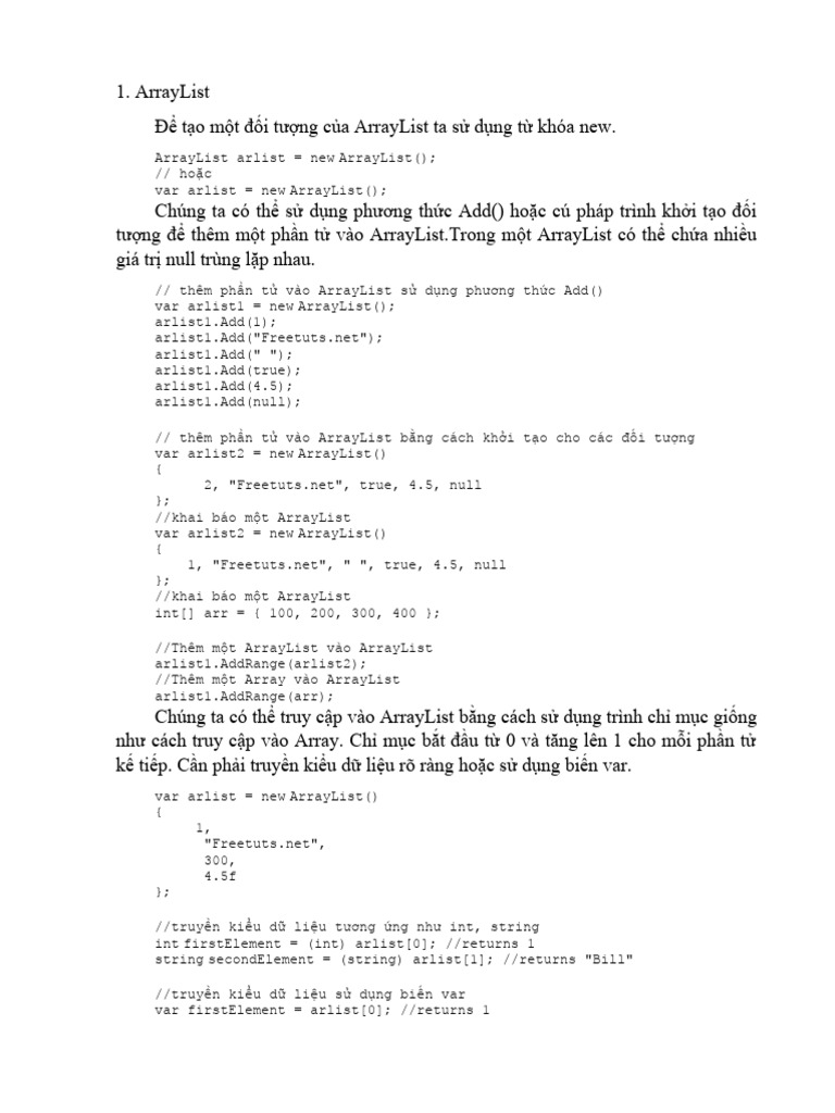 Bài tập về List-Stack-Queue-Dictionary | PDF