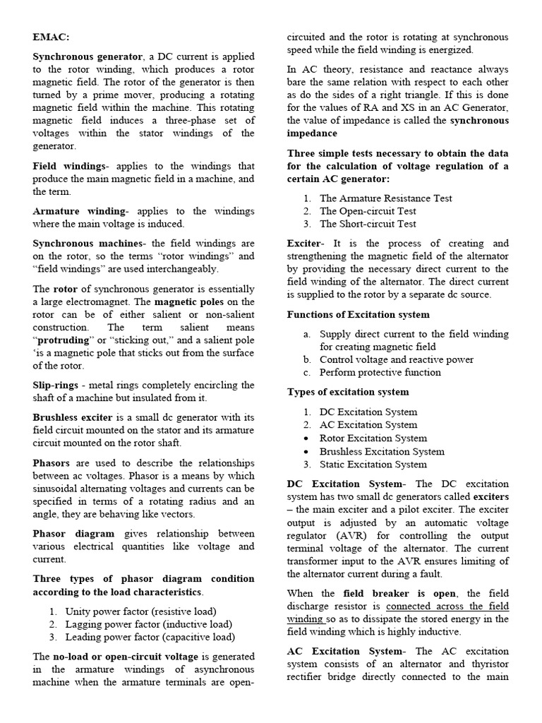 Emac Reviewer | PDF | Electrical Substation | Electric Generator