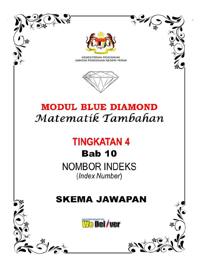 T4 Bab 10 Nombor Indeks - Modul Topikal (Skema) | PDF