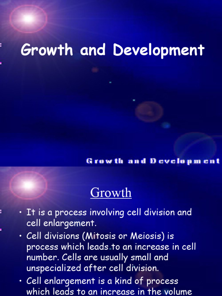 Growth and Development | PDF | Root | Developmental Biology