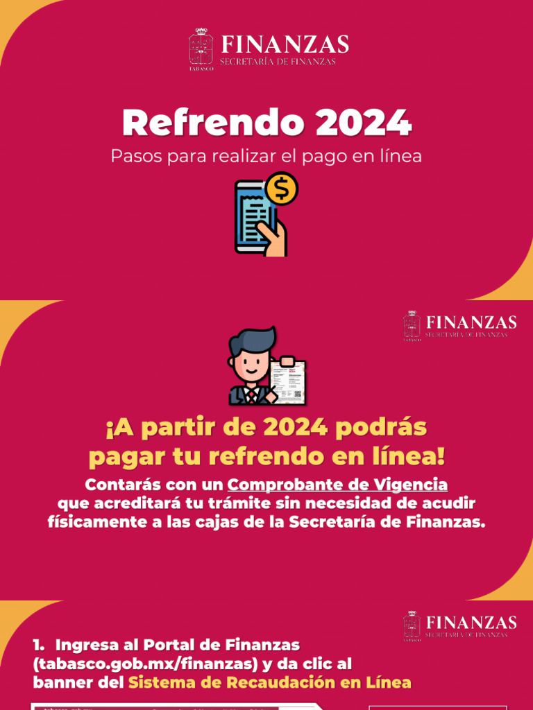 Pago de Refrendo 2024 1 | PDF