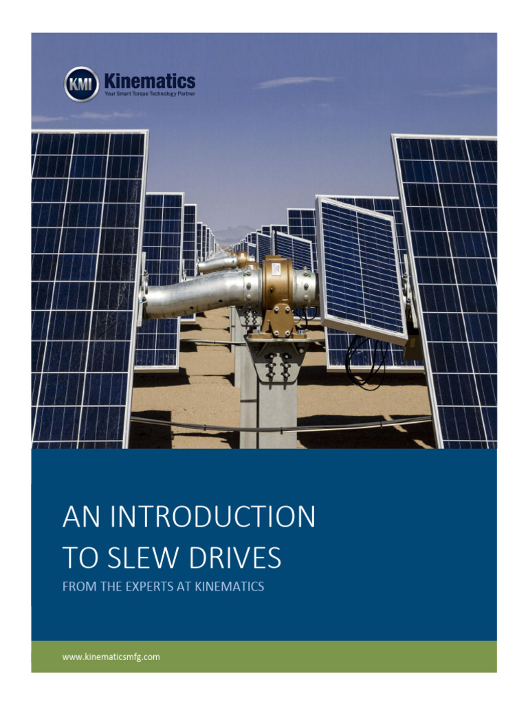Introduction To Slew Drives | PDF | Gear | Bearing (Mechanical)