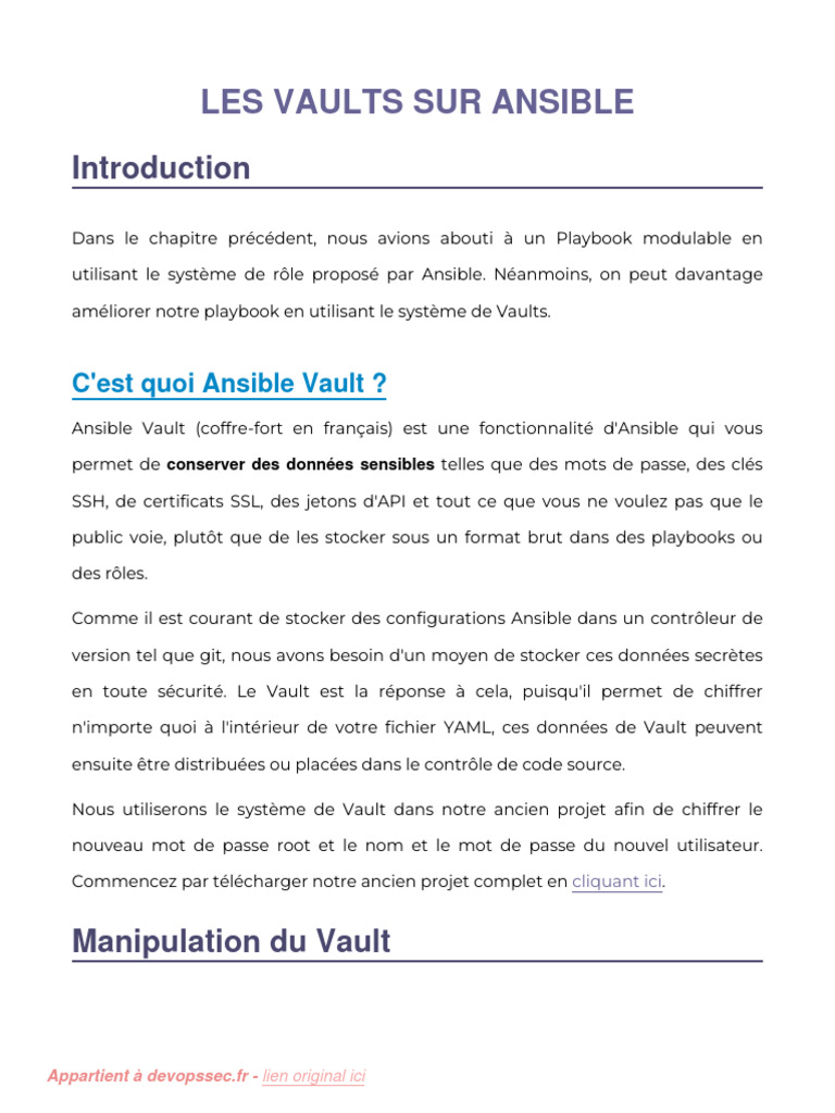 08 - Vaults-Ansible | PDF