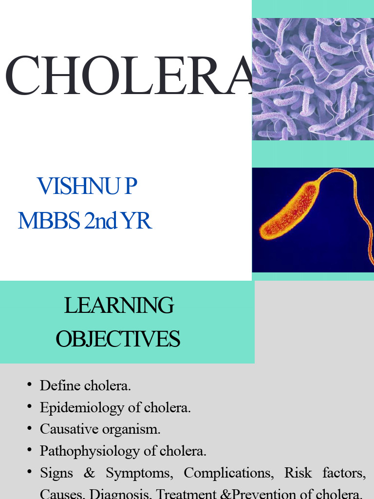 Cholera | PDF | Cholera | Diarrhea