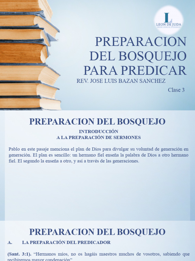 Guía para Predicadores: Bosquejos y Sermones | PDF | Sermón | Pecado
