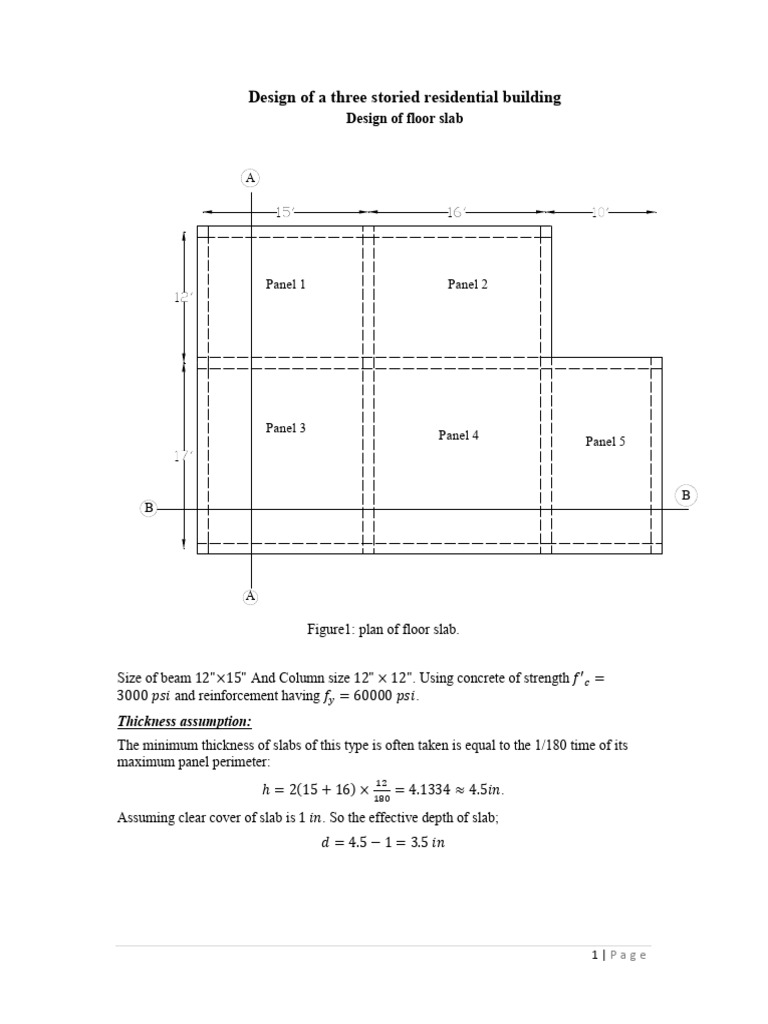 2design of A Three Storied Residential Building Autosaved Autosaved ...