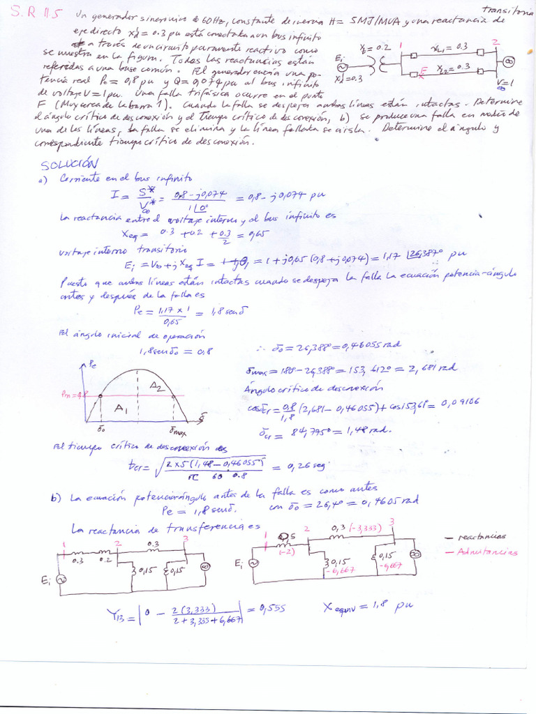 1 2020 CAp I Ejemplo EstabilidadTransitoriaUnaMS | PDF