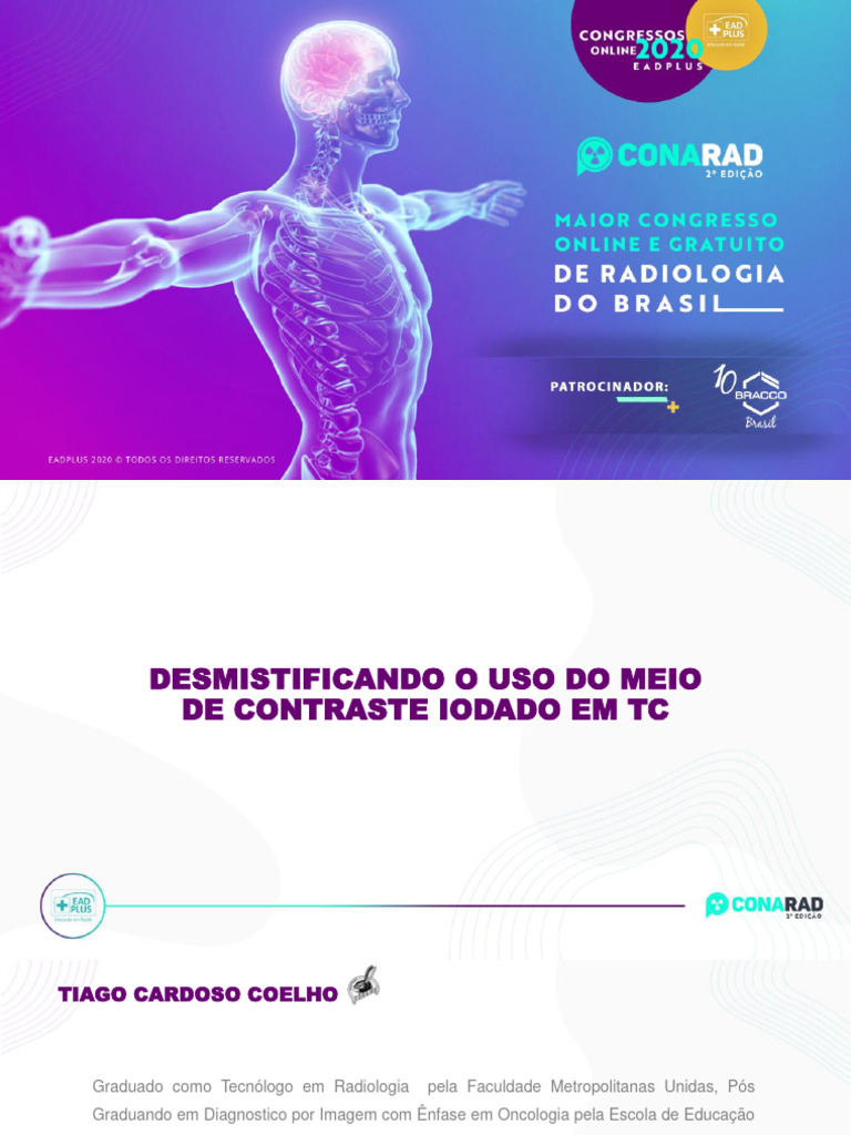 Uso Seguro do Meio de Contraste Iodado | PDF | Hipertensão ...