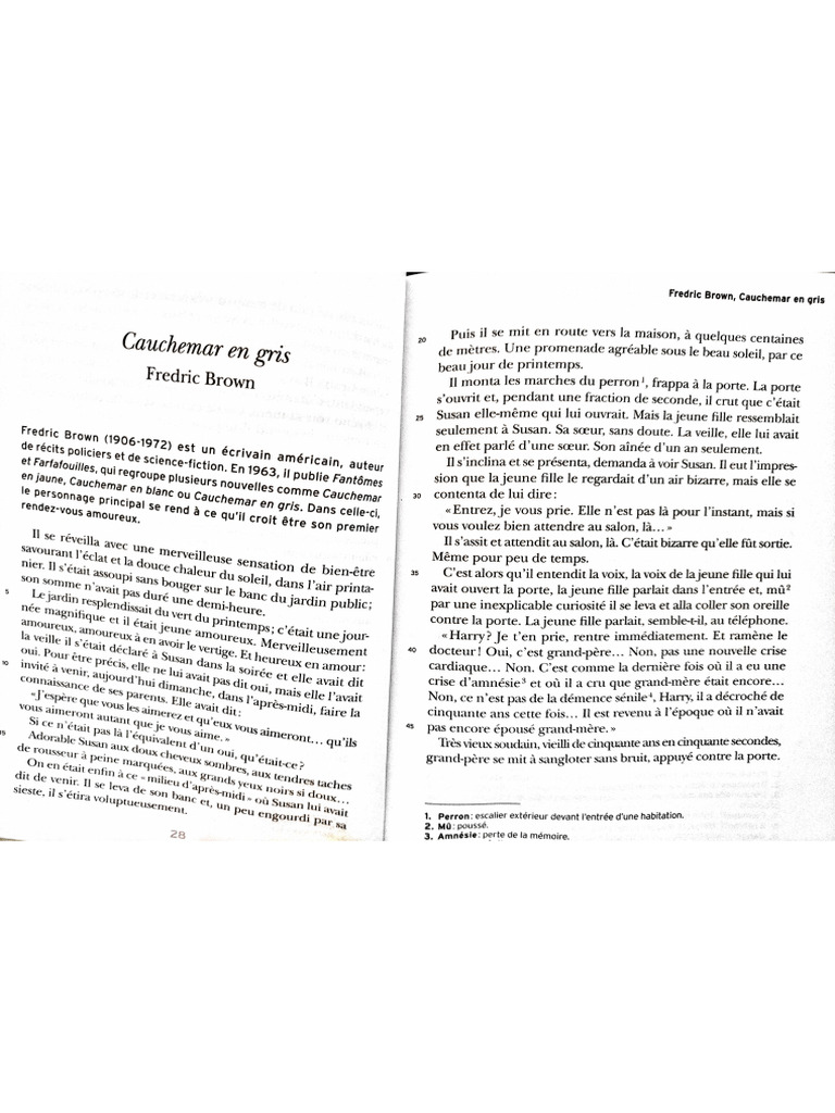 Cauchemar en Gris - Frederic Brown | PDF