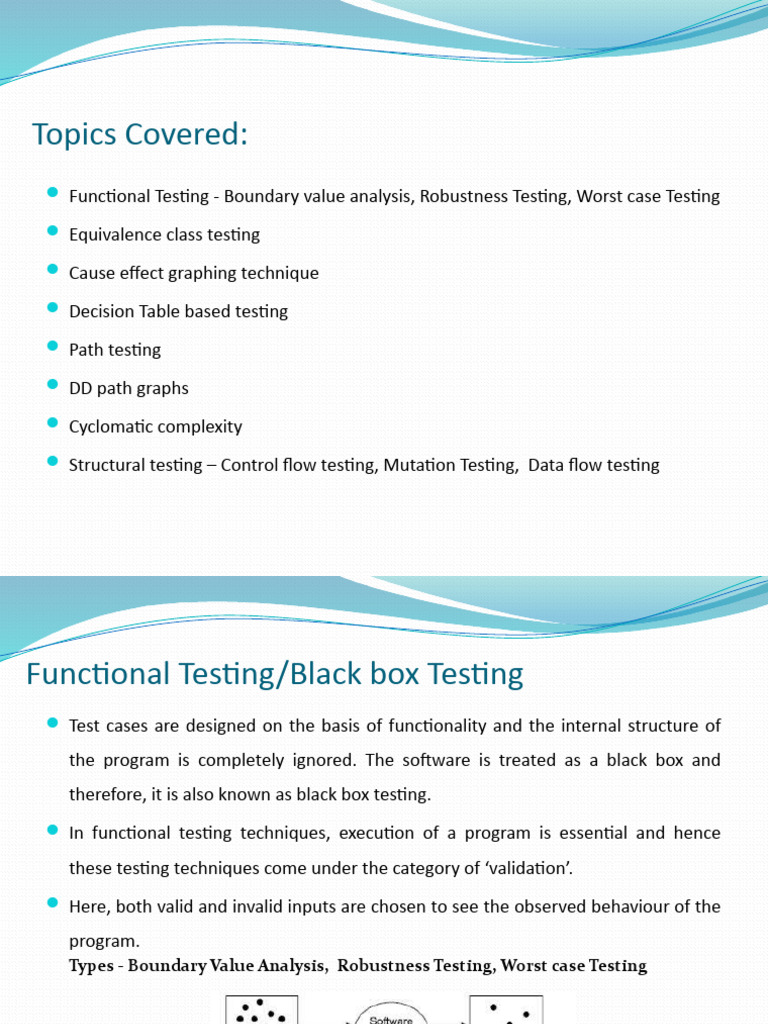 Testing Unit 2 Pdf Software Testing Computer Program 8092