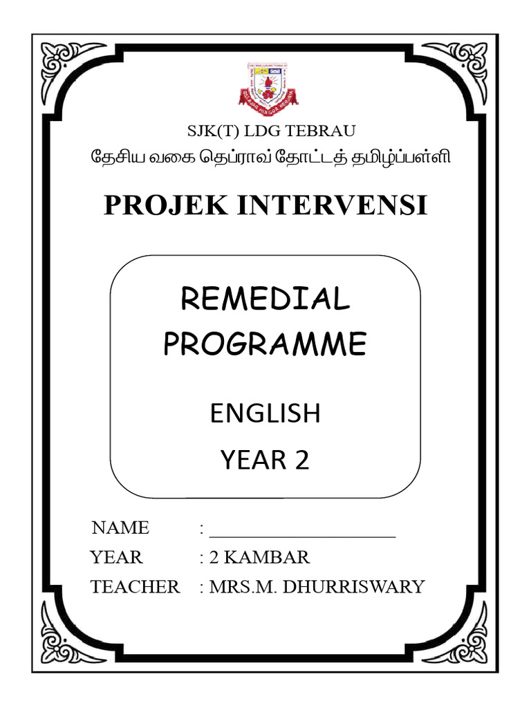 Modul Remedial 2 Kambar | PDF | Foreign Language Studies | Wellness