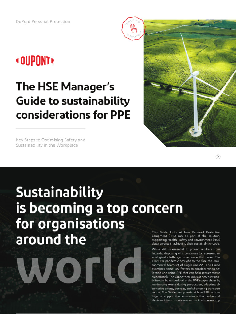 AP HSE E Guides Sustainability en | PDF | Personal Protective Equipment ...