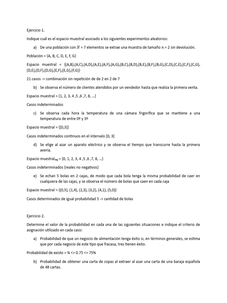 Ejercicio 1 | PDF