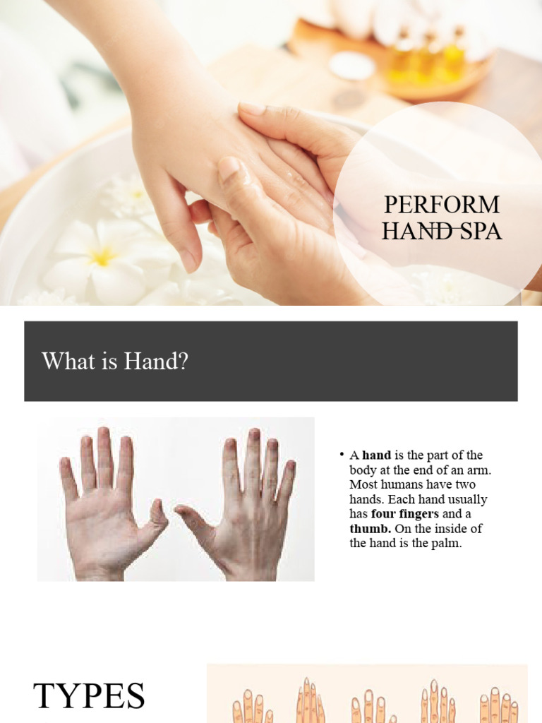 HAND SPA Report | PDF | Self-Improvement