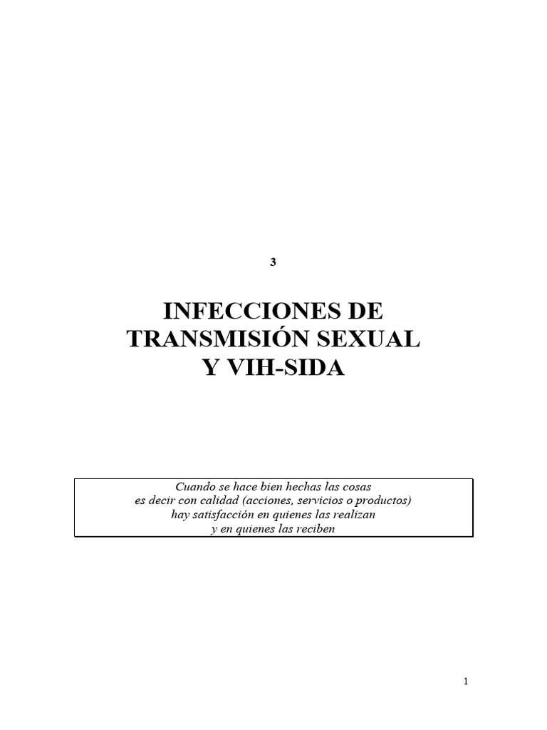 6.INFECC TRANSM SEXUAL Y VIH SIDA | PDF | Infección transmitida sexualmente | Herpes Simple