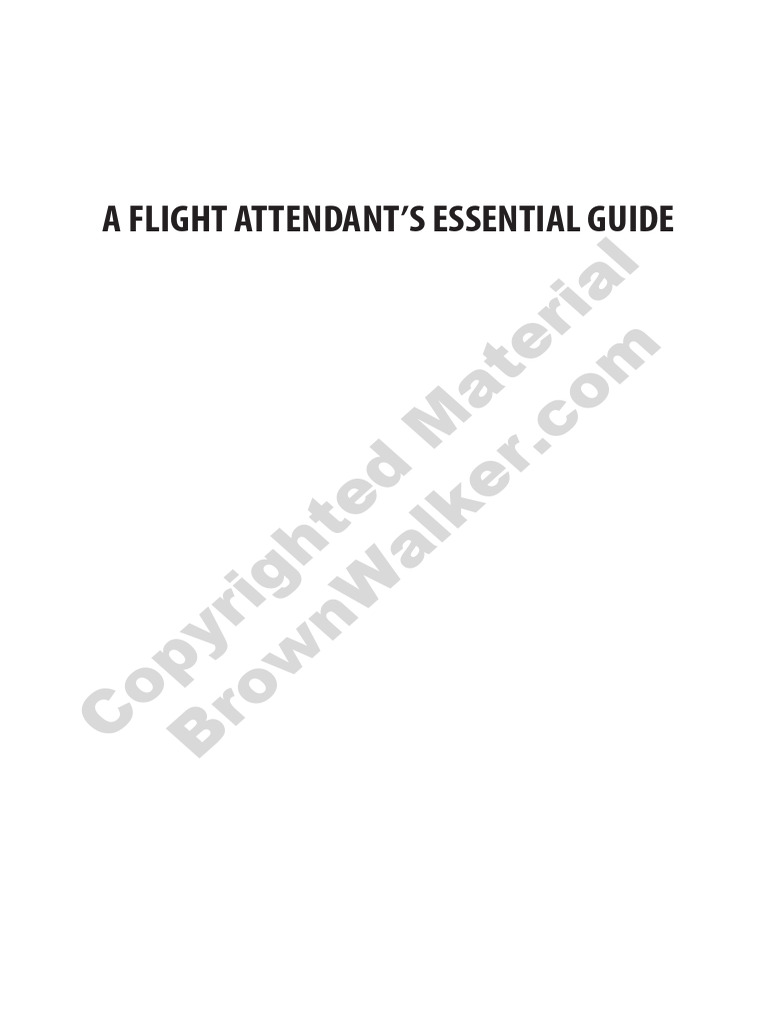 Flight Attendant | PDF | Flight Attendant | Low Cost Carrier