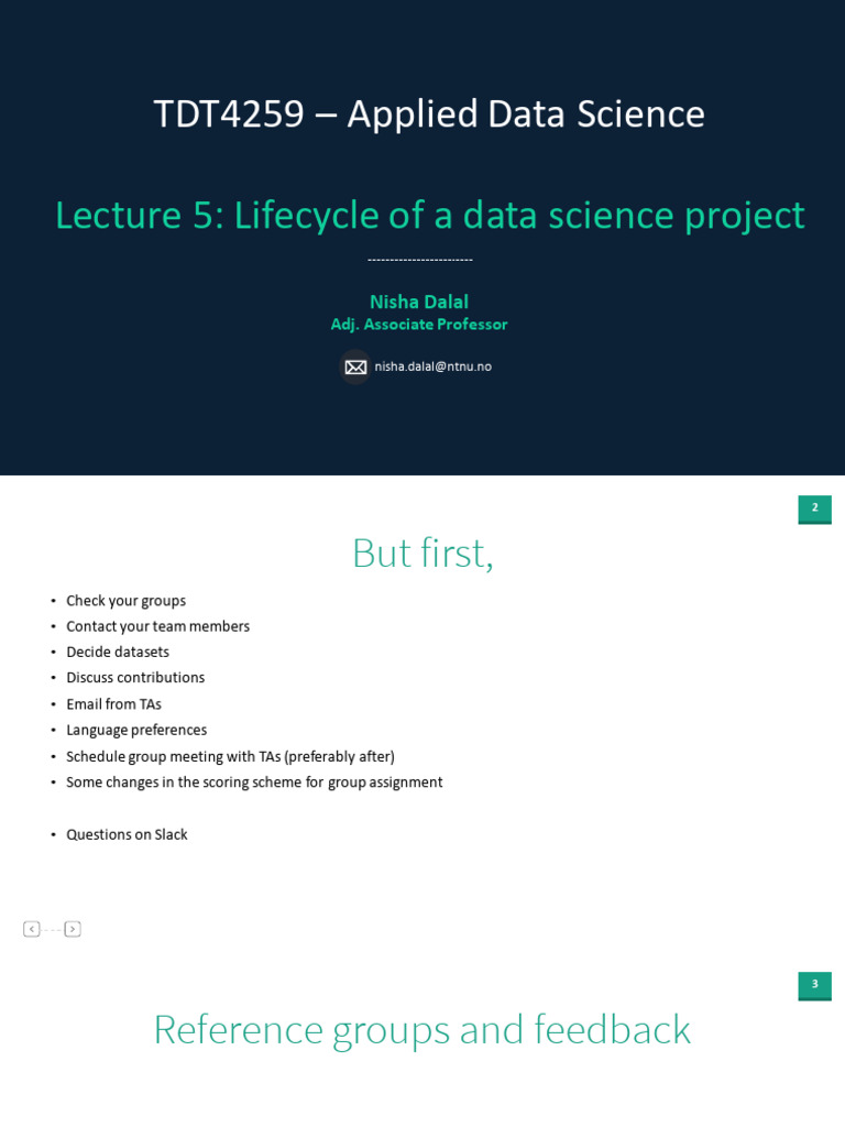 Lecture 5 - Lifecycle of A Data Science Project | PDF | Data ...