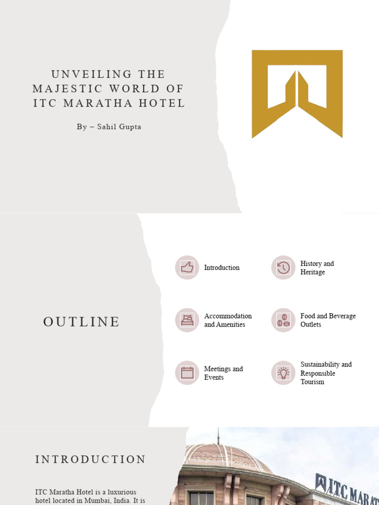 Itc Maratha | PDF | Hotel | Restaurants