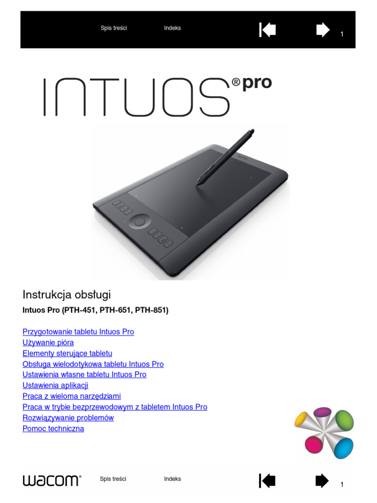 WACOM Intuospro pl-INSTRUKCJA | PDF