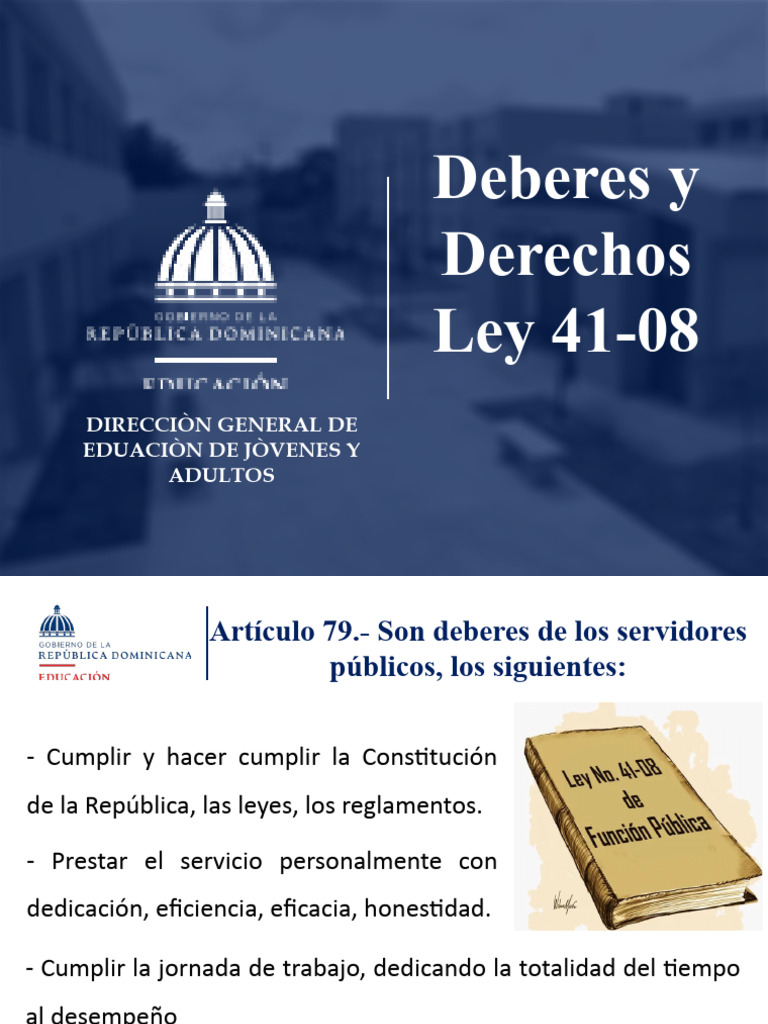 Ley 41-08 BA | PDF