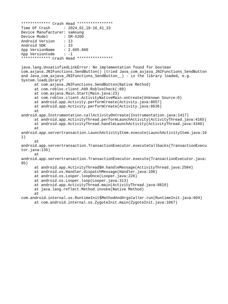 Android App Crash Debugging | PDF