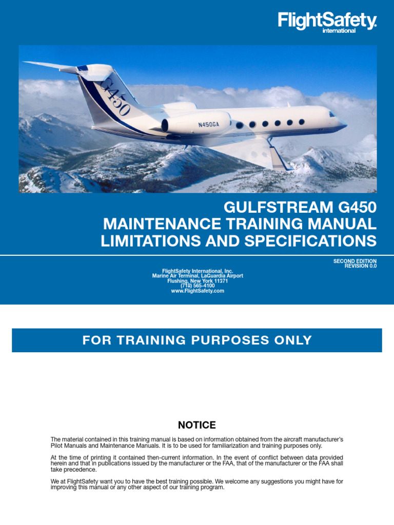 G450 Limitations and Specifications | PDF | Jet Fuel | Runway