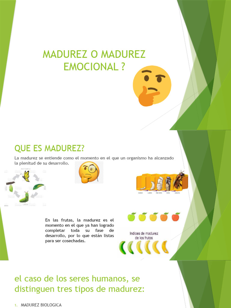 Madurez o Madurez Emocional | PDF | Vejez | Las emociones