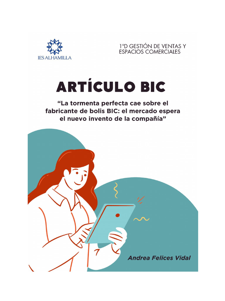 Act Evaluable - Artículo Bic | PDF | Marca | Producto (Negocio)
