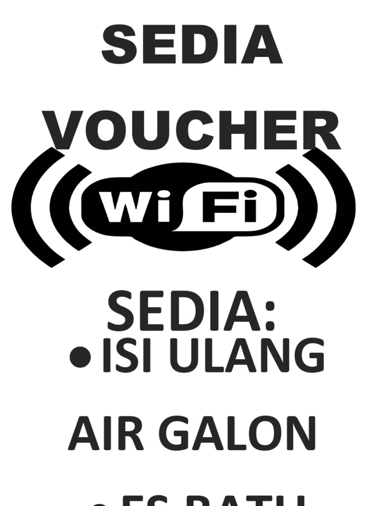 Sedia Voucher Wifi | PDF