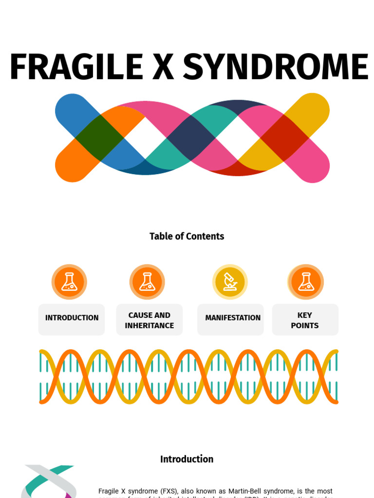 Fragile X Syndrome | PDF | Disability | Behavioural Sciences