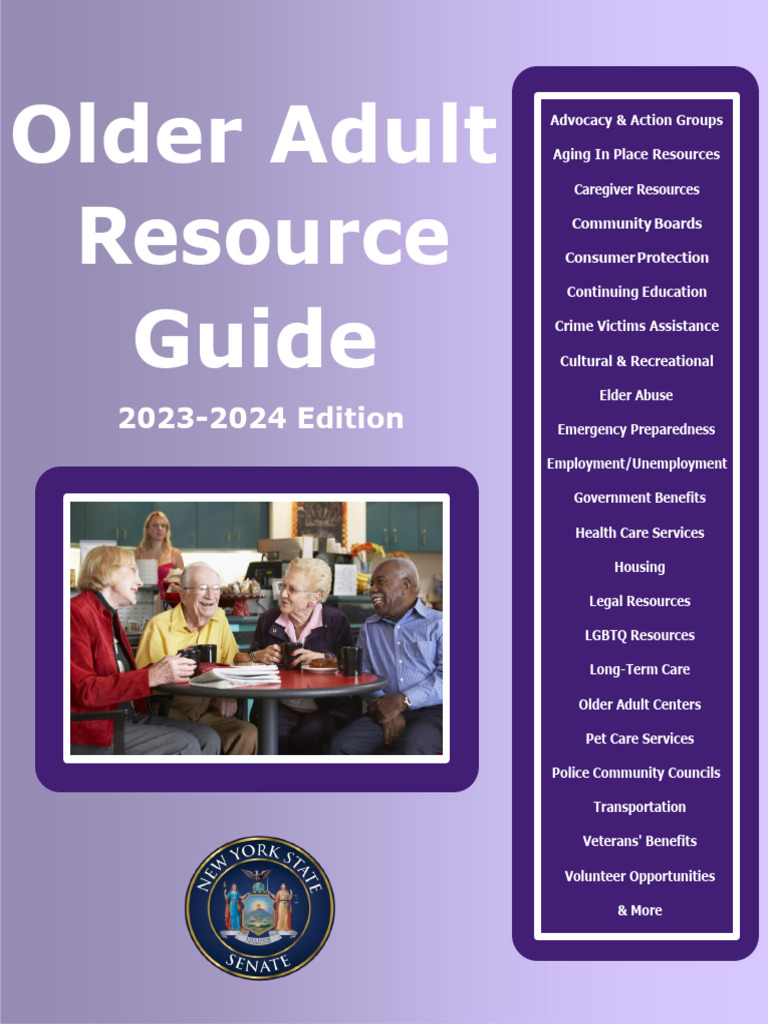 Older Adult Guide 2023-2024 | PDF | Credit History | Caregiver