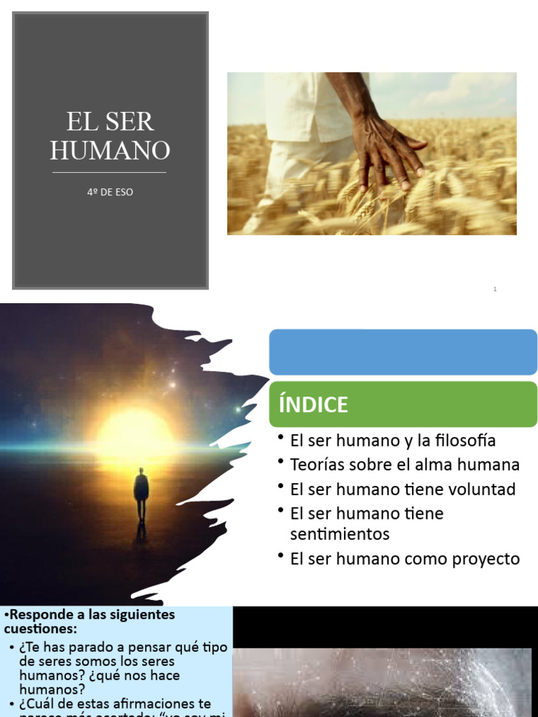 Tema3 - El Ser Humano | PDF