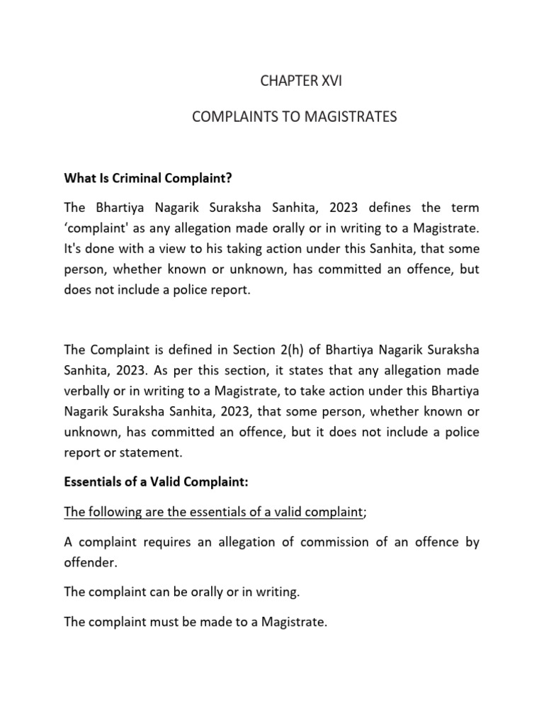 Sec 223 To 226 BNSS | PDF | Magistrate | Political Law