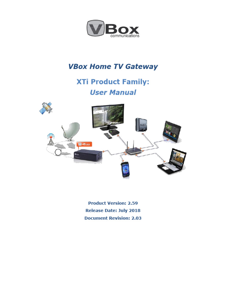 XTi-VBox-TV-Gateway-User-Manual_2.03 | PDF