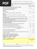 Comprehensive Knee Examination OSCE Guide | PDF | Knee ...