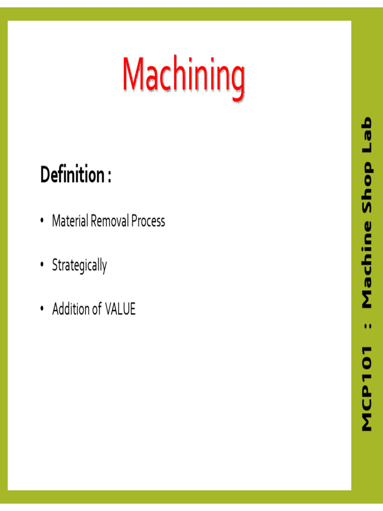 Machine Shop | PDF | Machining | Grinding (Abrasive Cutting)