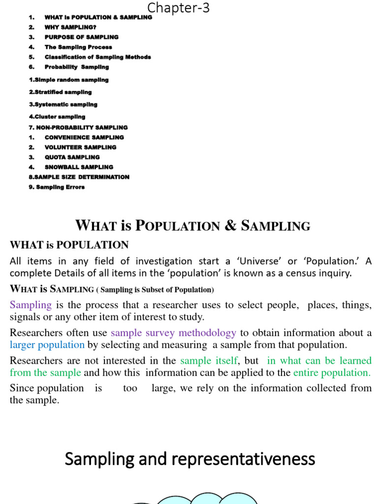 3 | PDF | Sampling (Statistics) | Stratified Sampling