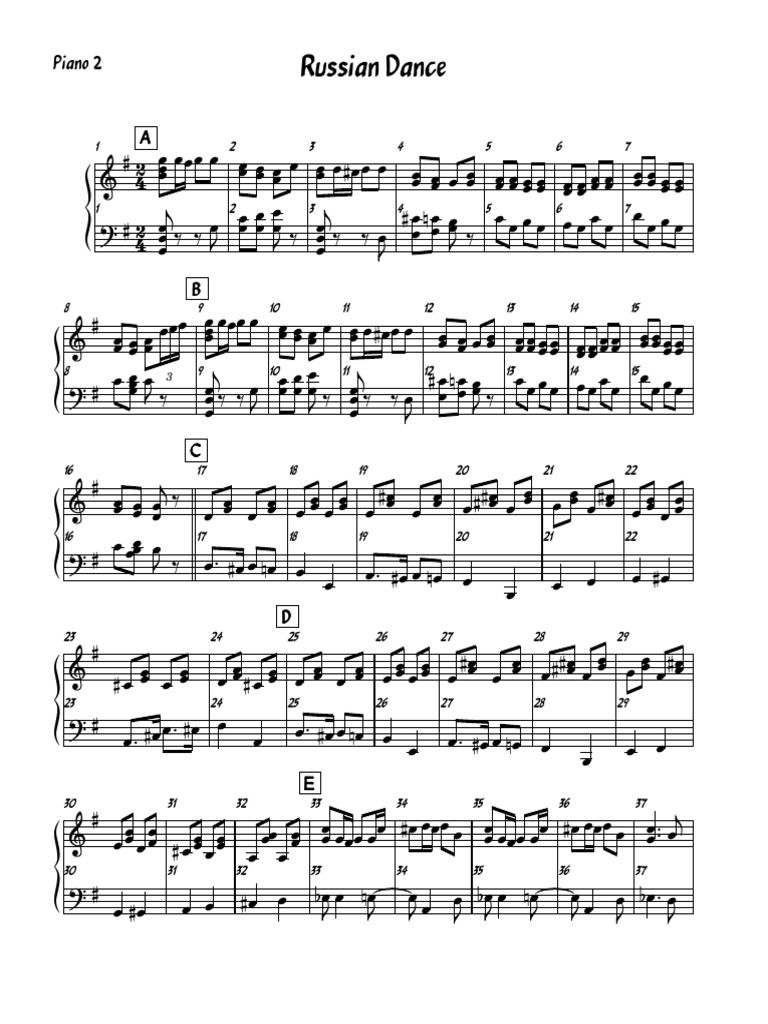 RUSSIAN DANCE-Piano_2 | PDF
