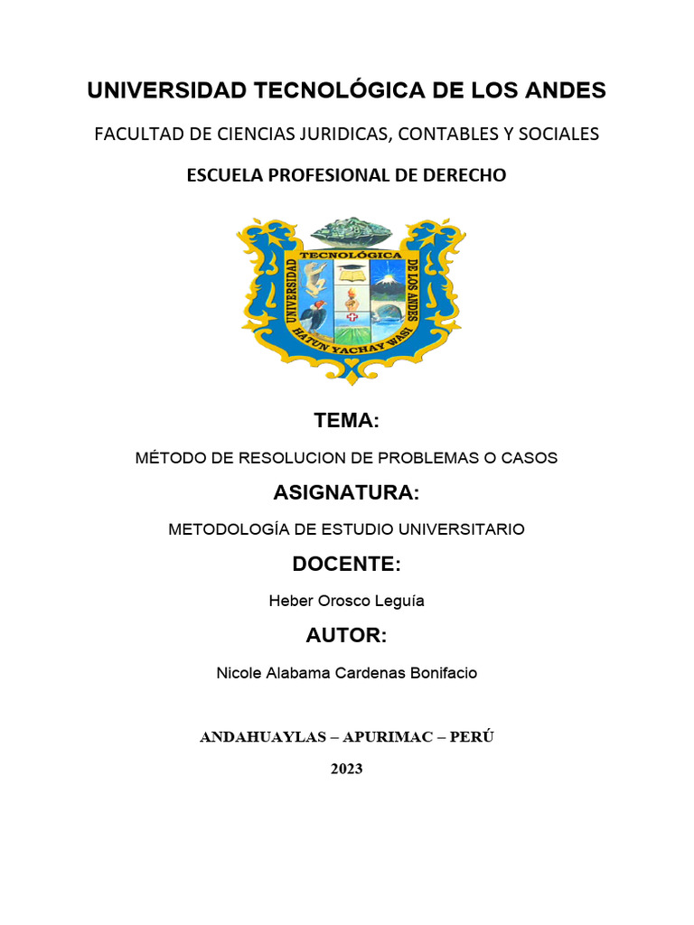 METODOLOGÍA - AVANCE (1) Verdaderamente Verdadera | PDF | Toma de ...