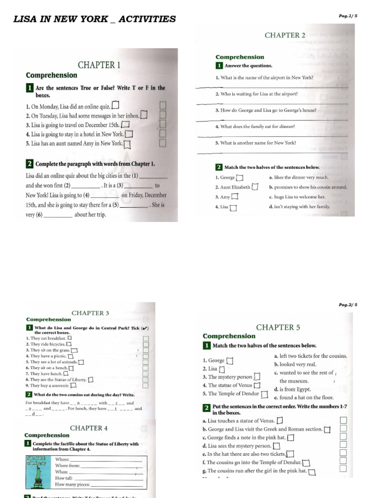 1b_Lisa in New York_ACTIVITIES (1) | PDF