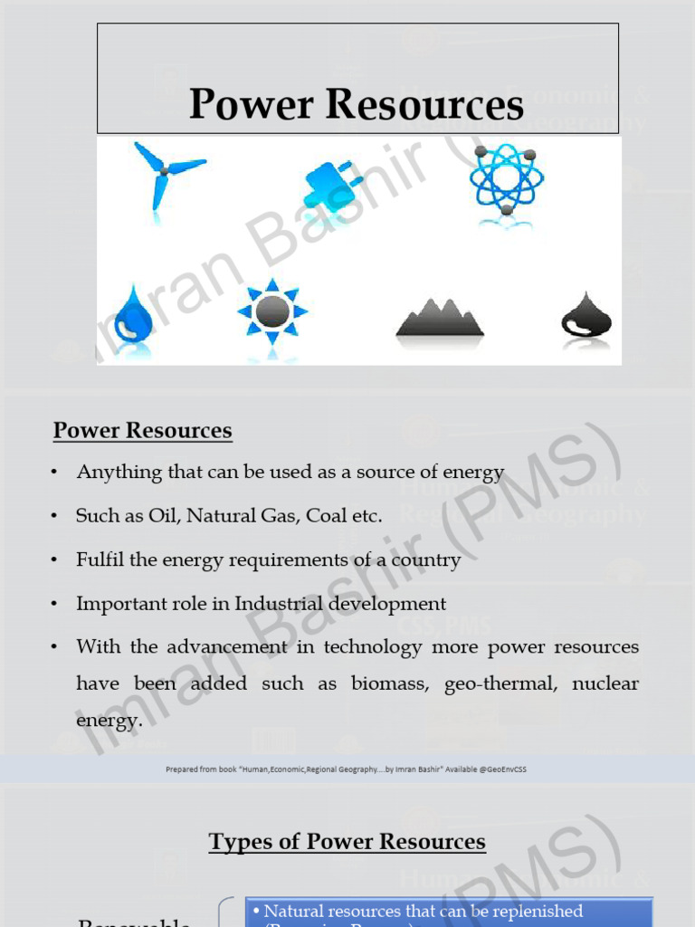 Power Resources | PDF | Nuclear Power | Solar Power
